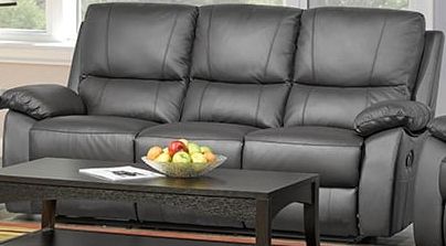 Titus Furniture Charcoal Recliner Sofa | Sleep N' Comfort
