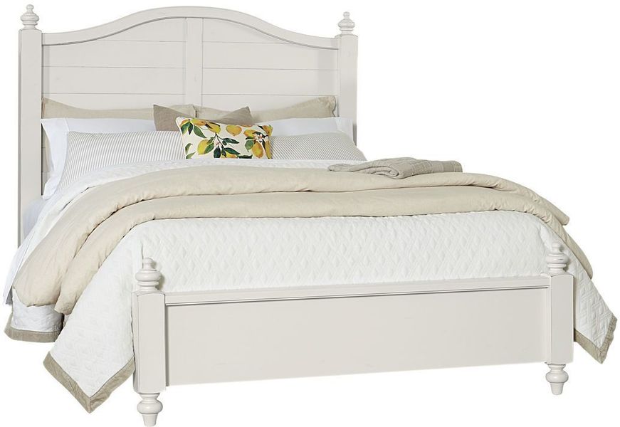 Vaughan-Bassett Scotsman Cream Queen Low Profile Poster Bed | McFarland ...