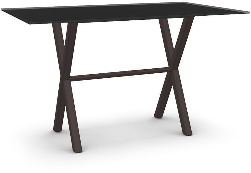 Amisco Andre Black Glass Counter Table | Stubbe's BrandSource Home ...