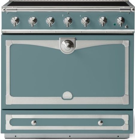 La Cornue CornuFé 90 Albertine 36" Ocean Freestanding Induction Range ...