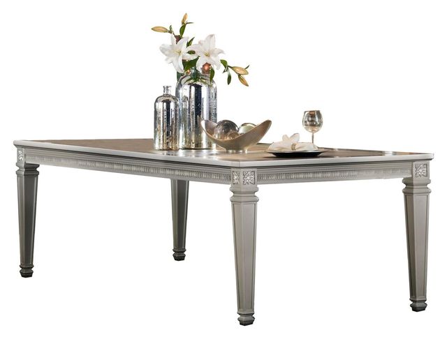 Mazin Furniture Bevelle Silver Dining Table | Halton Hills Furniture & Appliances