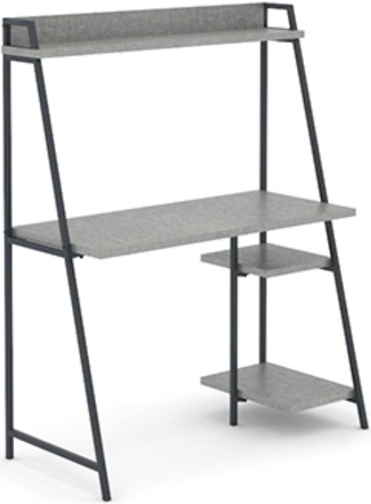 Sauder® North Avenue® Faux Concrete Office Desk with Hutch | Big Sandy ...