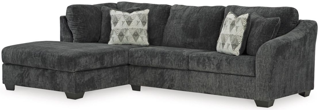 Signature Design by Ashley Biddeford 2 Piece Shadow Left Arm Facing Sectional and Chaise McMasters Home Gallery