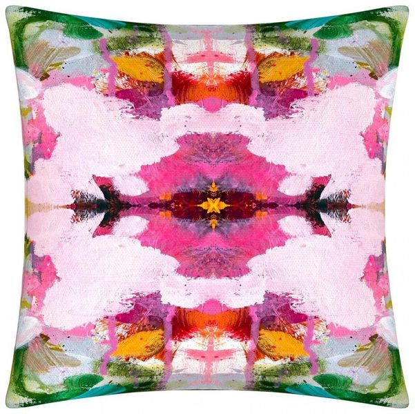 Laura Park Designs Namaste Pink 22" x 22" Pillow | Miskelly Furniture