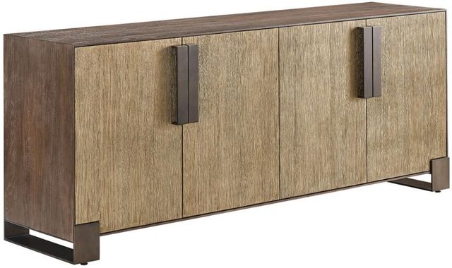 Universal Explore Home™ Riviera Otter Console Table with Satin Bronze ...