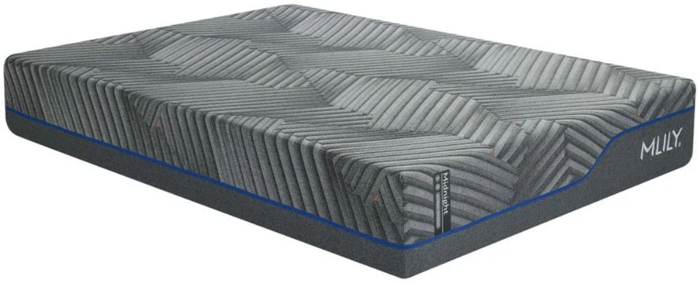 MLILY® Midnight 1.0 Hybrid 12" Firm Tight Top Queen Mattress in a Box ...