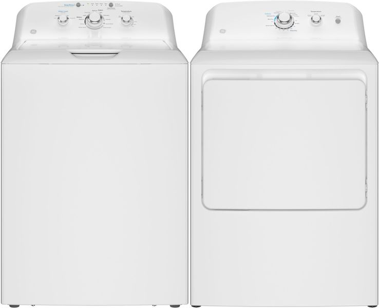 GE® White Laundry Pair | Ken's Appliance & America's Mattress Gallery