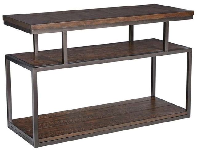 Progressive® Furniture Lake Forest Cola Console Table with Dark Bronze ...