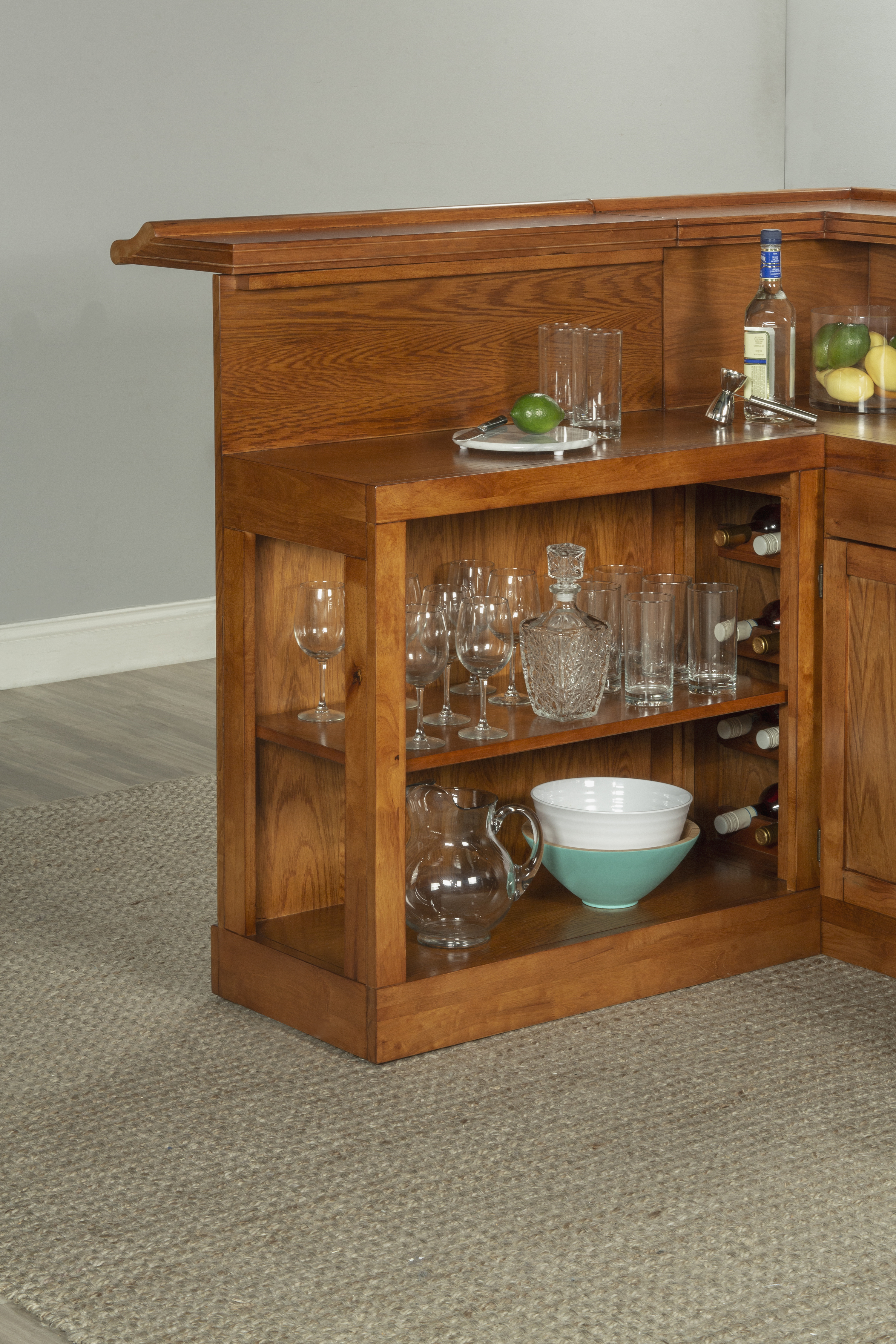 Oak home bars for sale store