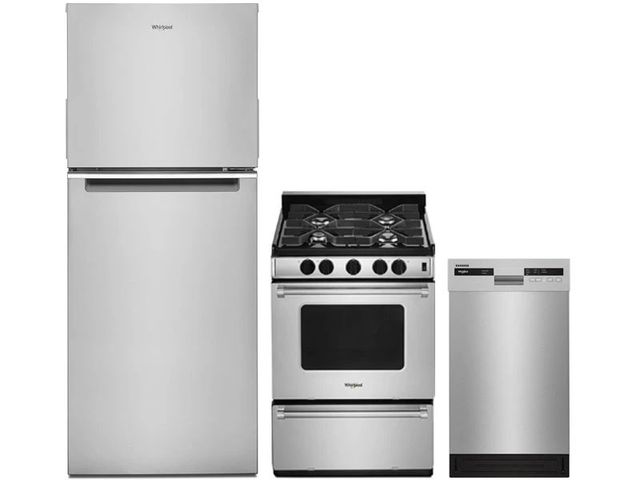 Whirlpool 3-piece Small Space Stainless Package | Appliance Direct ...