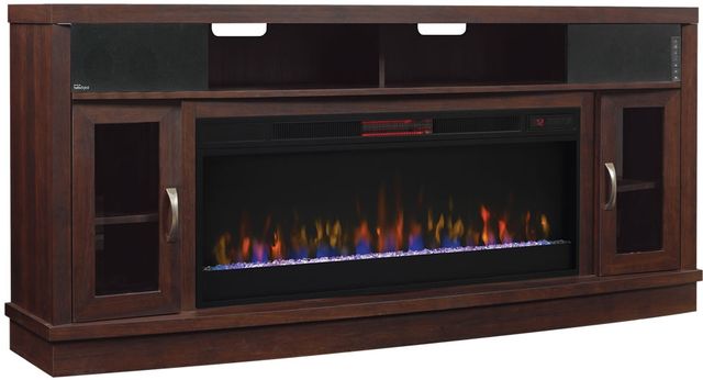 ClassicFlame® Deerfield Antique Brown Cherry TV Stand | Fischer ...