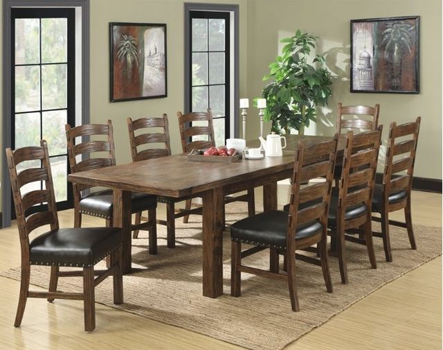 Emerald Home Chambers Creek Rustic Pine 7-Pc Dining Set | Fischer ...