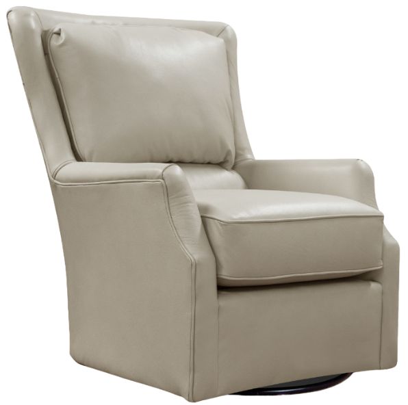 Alexvale Customizable Leather Swivel Glider | Renn's Electronic & More ...