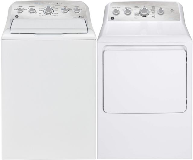 GE® White Top Load Laundry Pair | Macdonald's BrandSource Home Furnishings