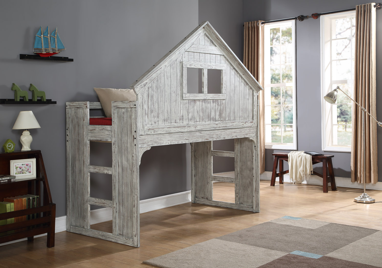 Donco full loft bed store