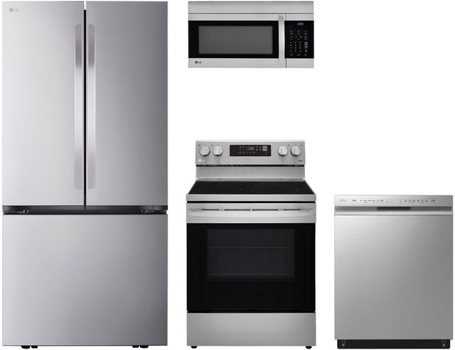 LG 4 Piece Stainless Steel Kitchen Package | Nielsen Electric Home ...