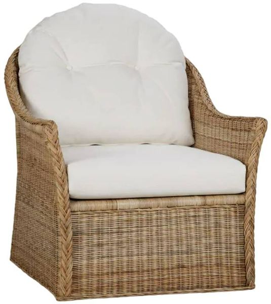 Bramble Customizable Nantucket Rattan Accent Chair | Livingston, TN