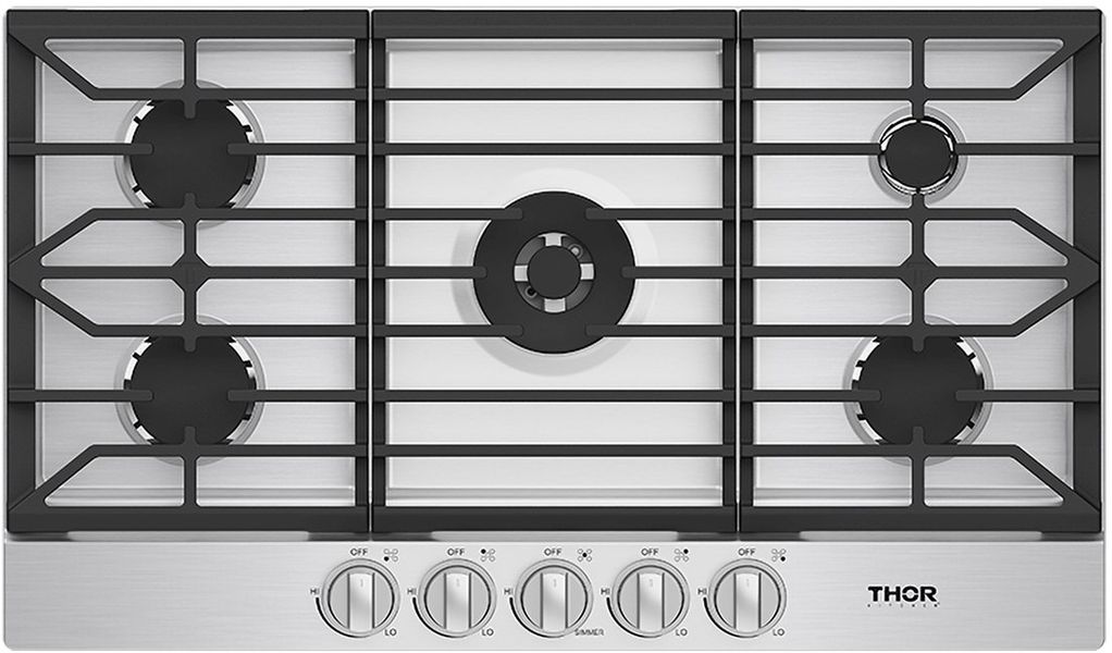 Thor Kitchen 36" Stainless Steel Pro Style Gas Cooktop | Big Sandy ...