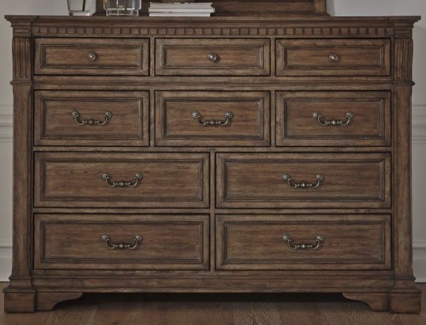 Liberty Furniture Haven Hall Light Brown Dresser | Appliance Center of ...