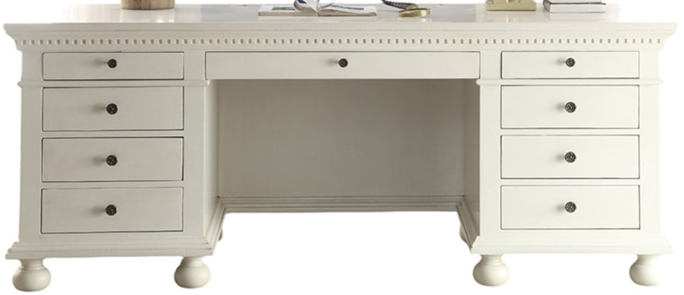 Cream executive desk store