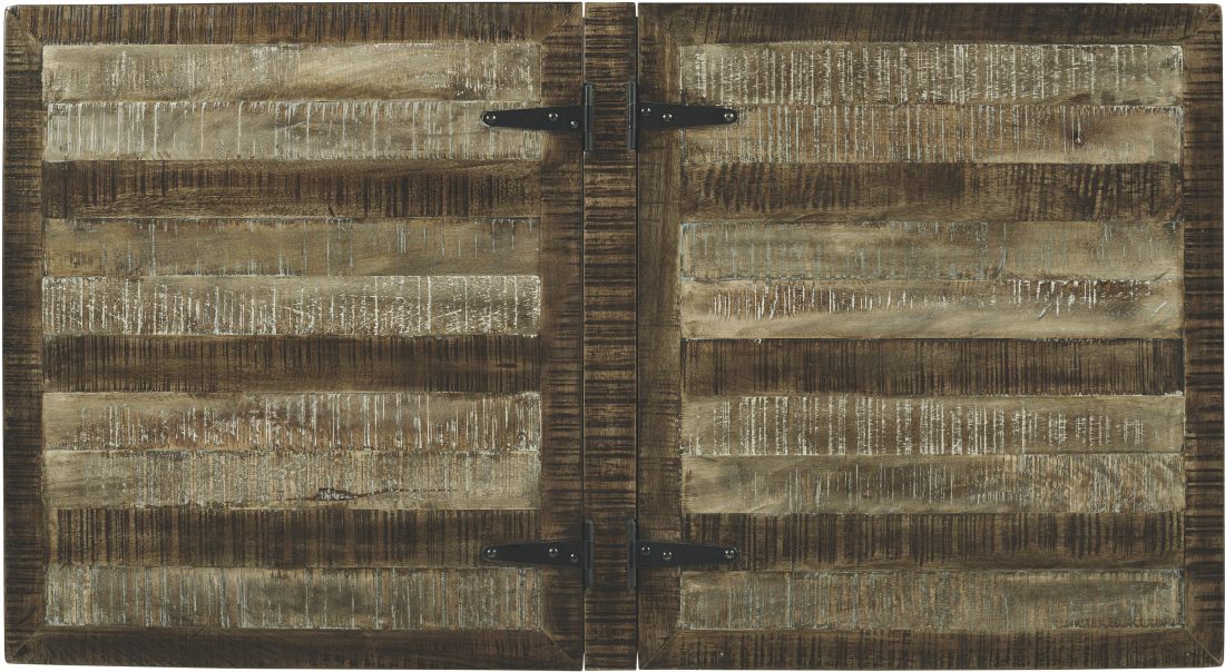 Signature Design by Ashley Cordayne Rustic Brown Storage Coffee Table Farnham s Furniture Galleries Casper Wyoming