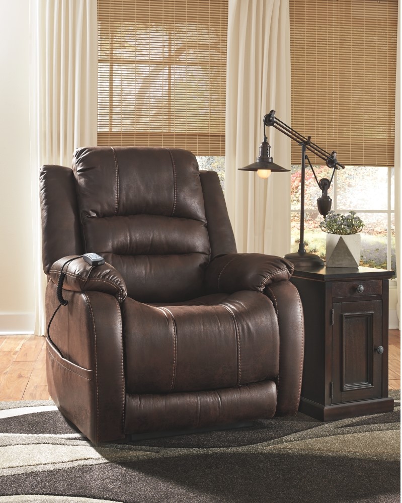Barling power recliner with adjustable headrest and power lumbar support store