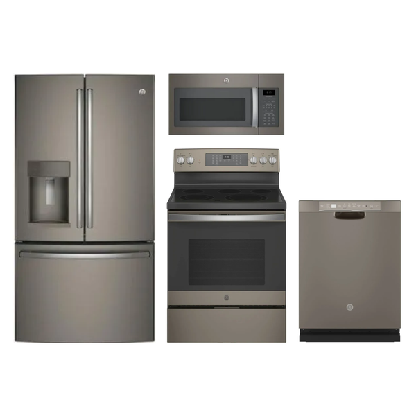 GE 4 Piece Slate Kitchen Package | Masterson's Appliance