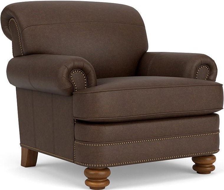Flexsteel Bay Bridge Brown Chair Weathers