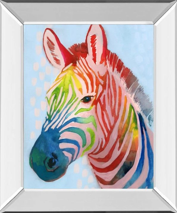 Classy Art Jungle Spectrum I by Grace Popp Mirrored Frame Wall Art ...