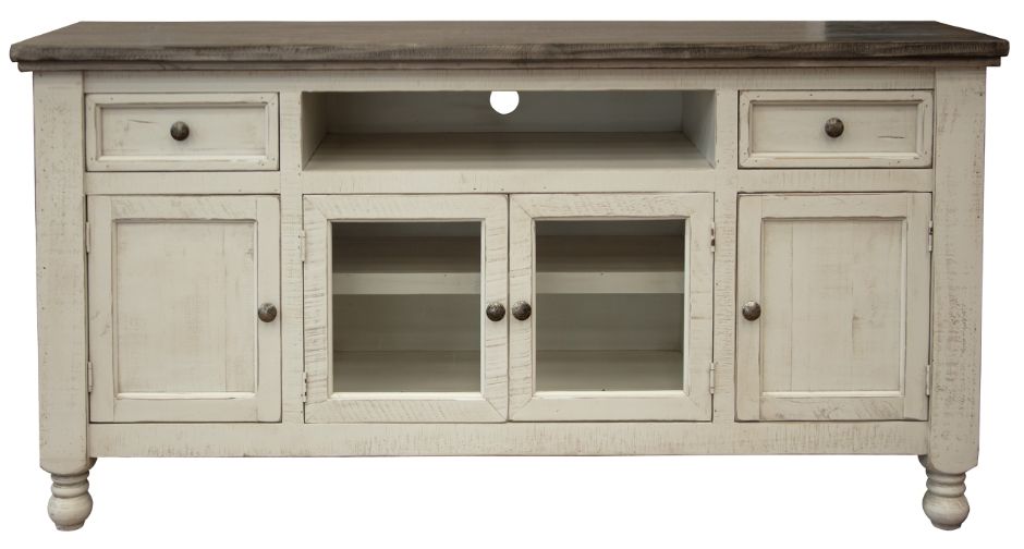 International Furniture Direct Stone Ivory TV Stand | Stylehouse ...