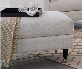 Jonathan Louis Pia Ottoman | Fischer Furniture | Rapid City, SD