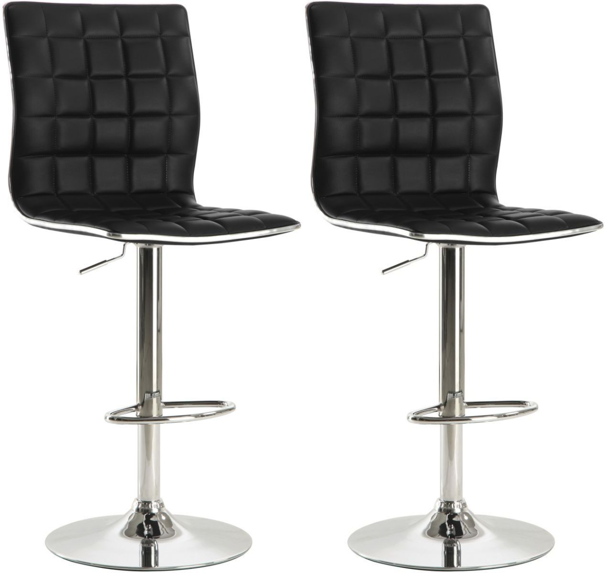 Chrome and black bar stools store