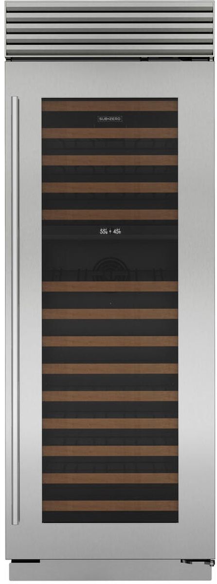Sub-Zero® Classic Series 30" Stainless Steel Built In Wine Cooler ...