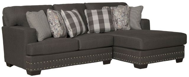 Jackson Furniture Crawford 2-Piece Metal Right-Arm Facing Loveseat ...