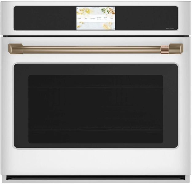 Café™ Professional Series 30" Matte White Electric Single Wall Oven ...