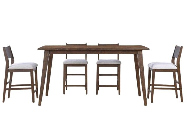 Steve Silver Co. Canton 5-Piece Mocha Counter Dining Set | Bob Mills ...