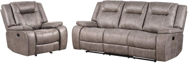 Parker House® Blake 2-Piece Desert Taupe Manual Reclining Seating Set ...