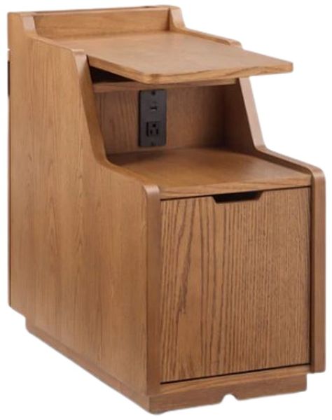 Flexsteel® Sidekick Medium Brown Smart Side Table | Colder's ...