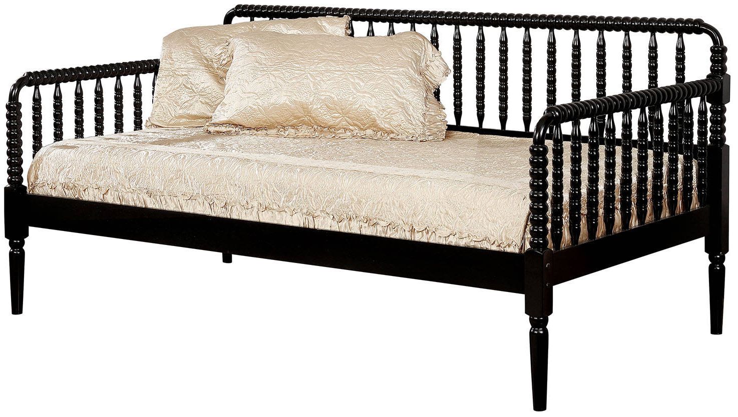 Furniture of America Linda Black Twin Daybed Kusel s Furniture Appliance