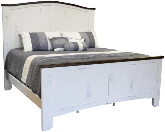American Wholesale Furniture Mesh Nero White King Bed | Comfort Center