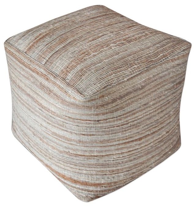 Uttermost® Shiro Beige Pouf | Fischer Furniture | Rapid City, SD