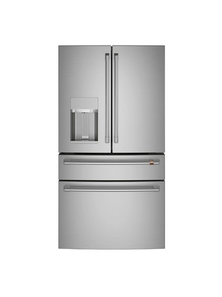 Café™ 36" 27.8 Cu. Ft. ENERGY STAR® Stainless Steel 4-Door French Door ...