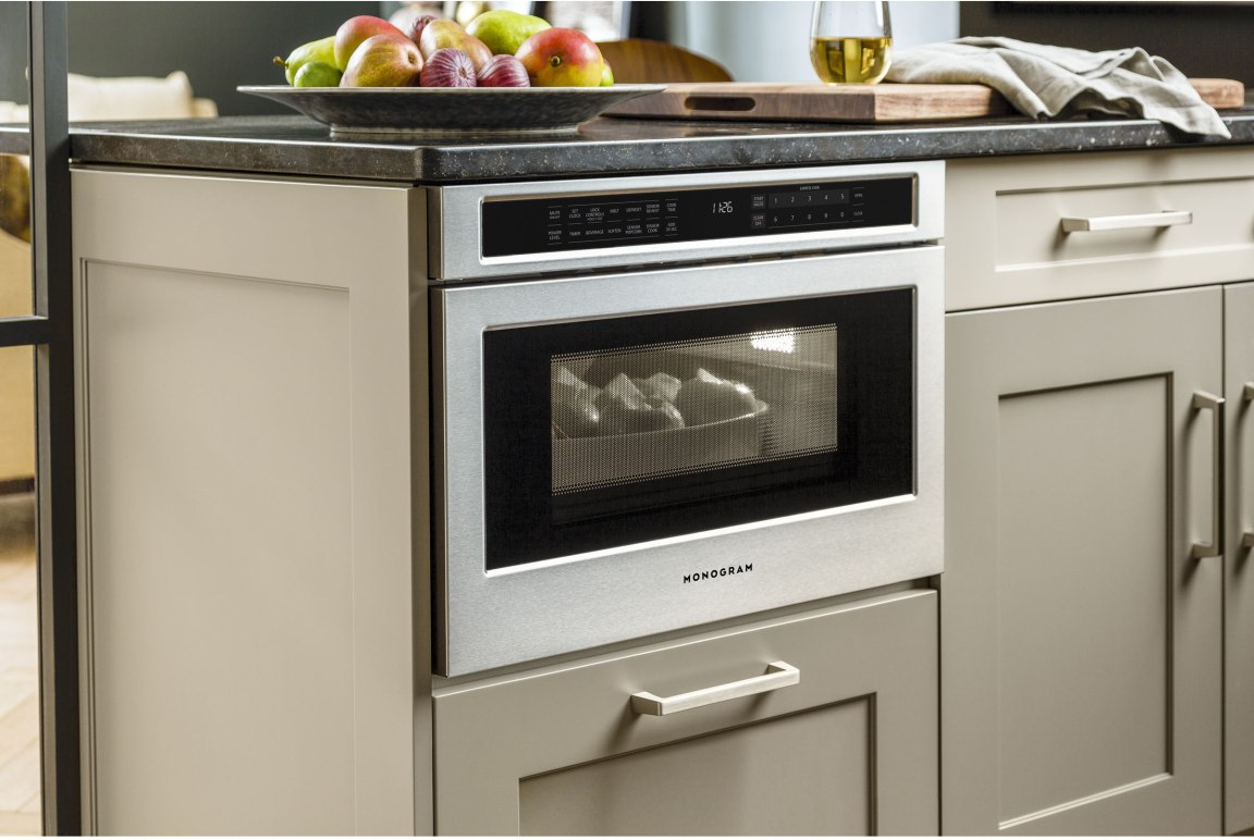 Monogram 1.2 Cu. Ft. Stainless Steel Microwave Drawer Direct Appliance of Modesto Jamestown Sonora