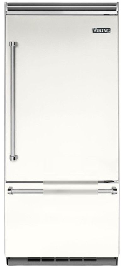 Viking® 5 Series 20.4 Cu. Ft. Pure White Counter Depth Bottom Freezer ...