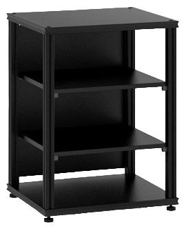 Salamander Designs® Synergy System Black Oak 3-Shelves Single AV ...