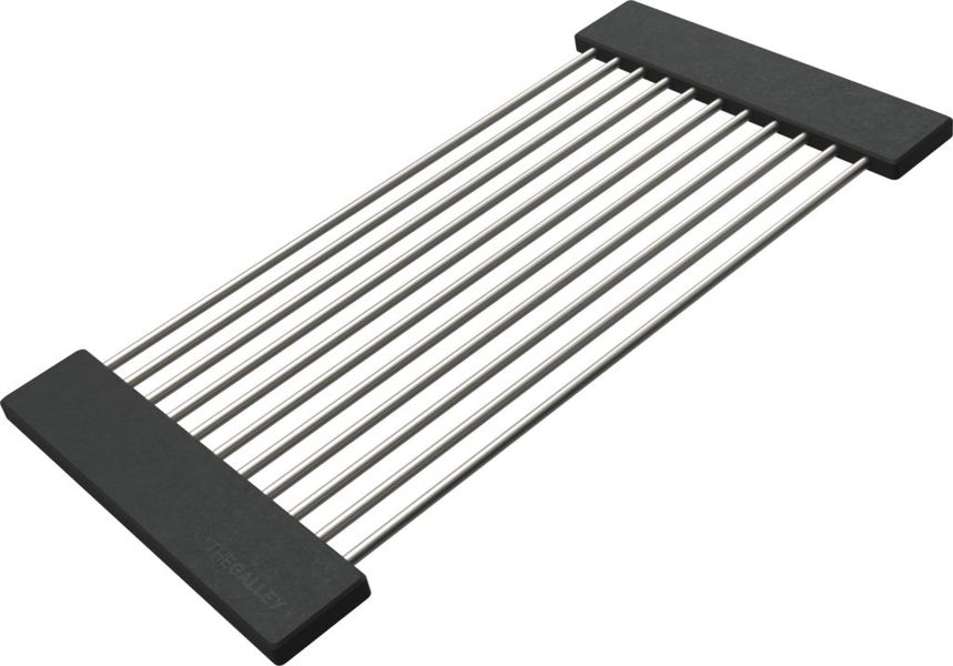 The Galley® Graphite Wood Composite Upper Tier Drying Rack | Yale ...