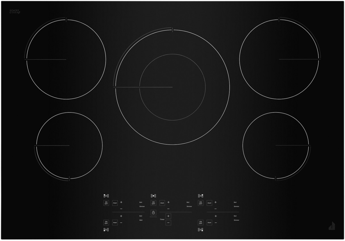 JennAir 30 Black Induction Cooktop Dennings Appliance