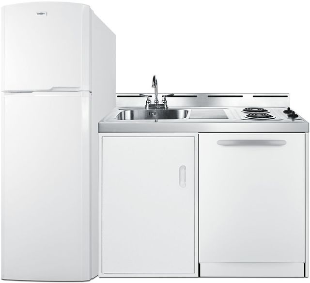 Summit® 71" White All-In-One Kitchenette | C & D Appliance ...