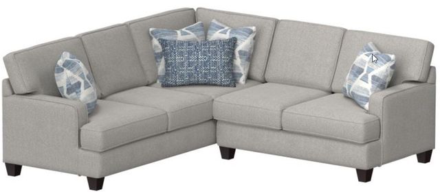 Corinthian 2-Piece Basic/Wool Sectional Sofa | Hubbard and Hoke Furniture