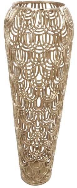 Deco Marche U Select Gold Geometric Tall Art Deco Inspired Arched Vase ...